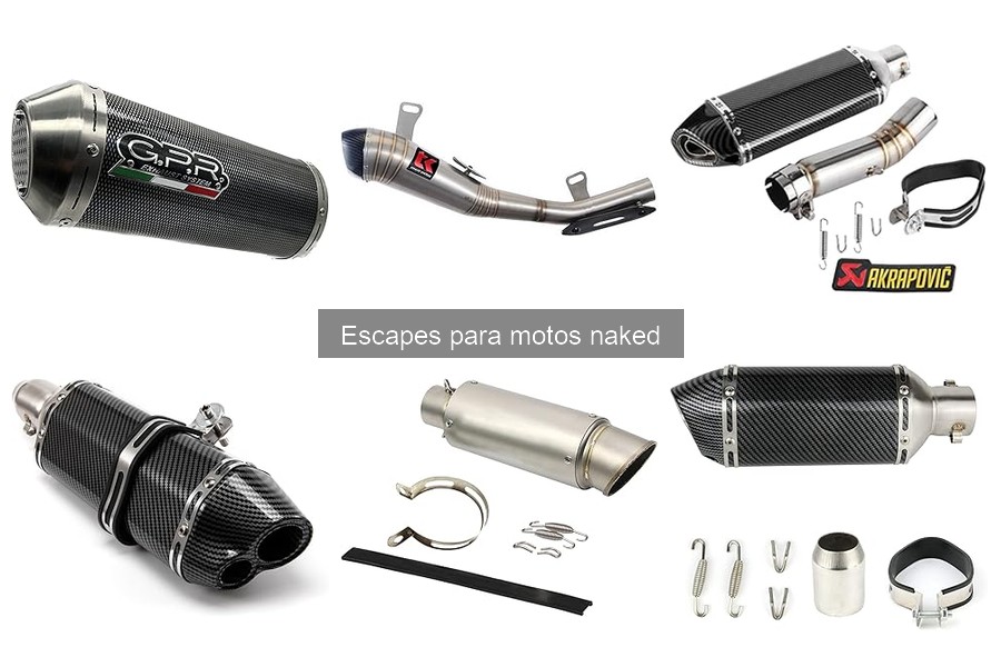 Descubre los diferentes tipos de escapes para motos naked - Chaflan